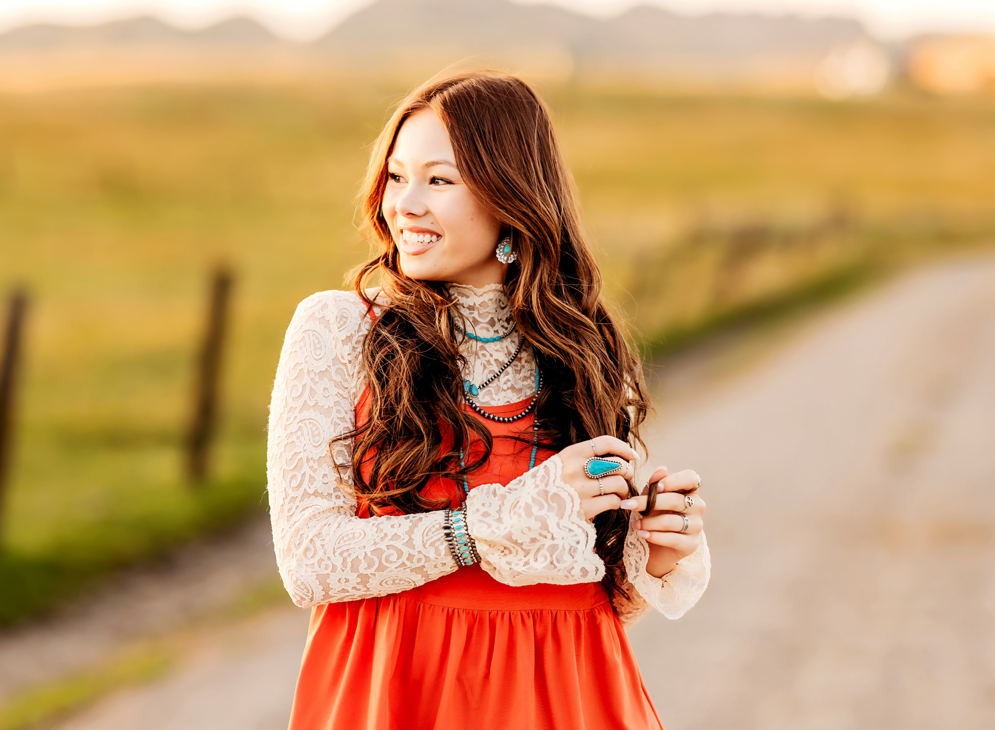 Capturing Western Glam: A Senior Portrait Session with a Twist